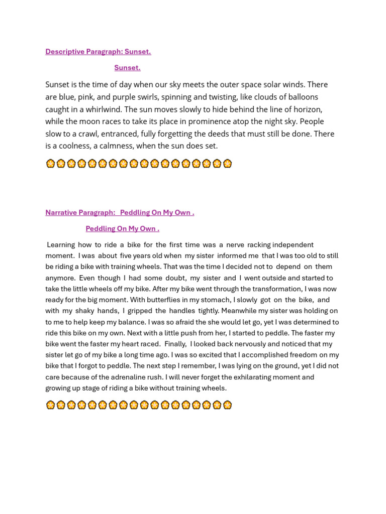 Types of Paragraphs | PDF | Printing Press