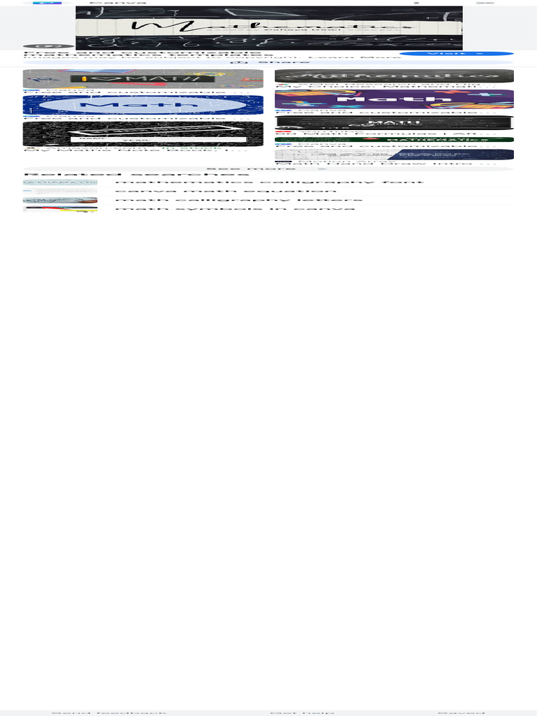 Mathematics Template Canva - Google Search | PDF