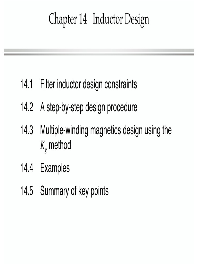 CH 14 Slides | PDF | Inductor | Inductance