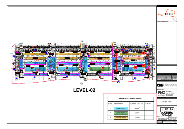 Level-02 Floor Temporary Materials Storage Area With Clearance Date | PDF