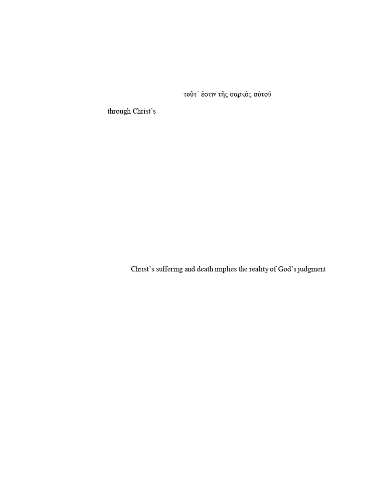 Chapter 4 Theological Implication | PDF | Sacrifice | Covenant (Biblical)