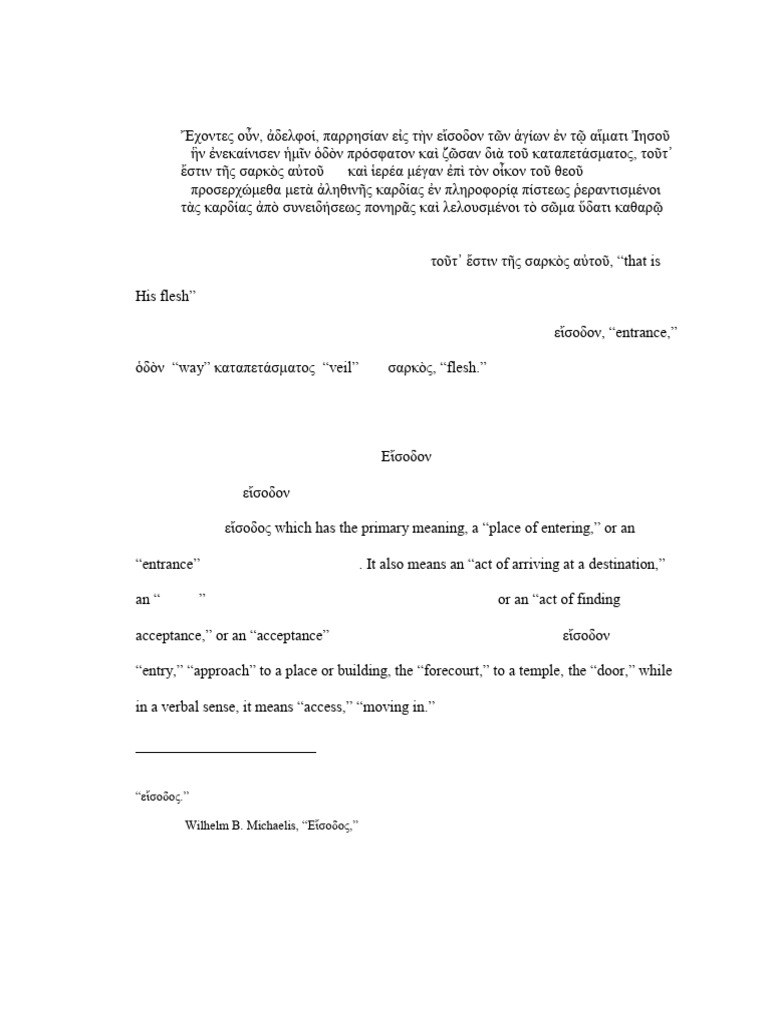 Chapter 3 C. Grammatical or Morphological Analysis | PDF | Holy Of Holies | Gospel Of Mark