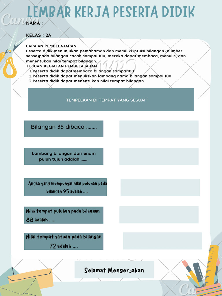 Lembar Kerja PD IKLUS PERTEMUAN 1 | PDF