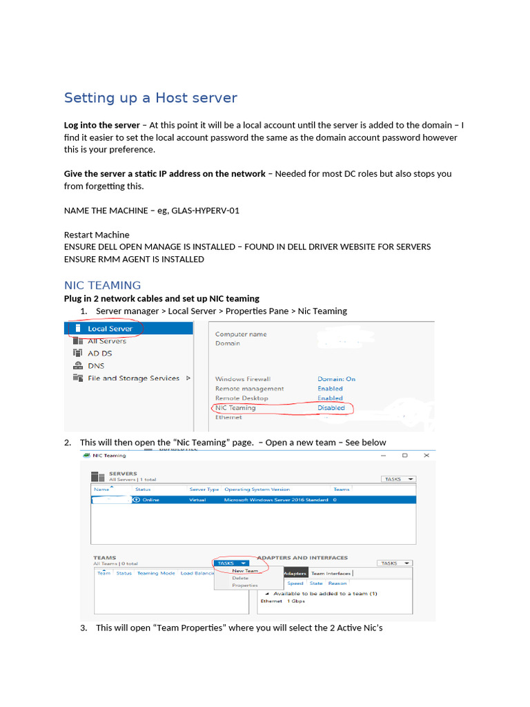 Server set up guide | PDF | Ip Address | Domain Name System