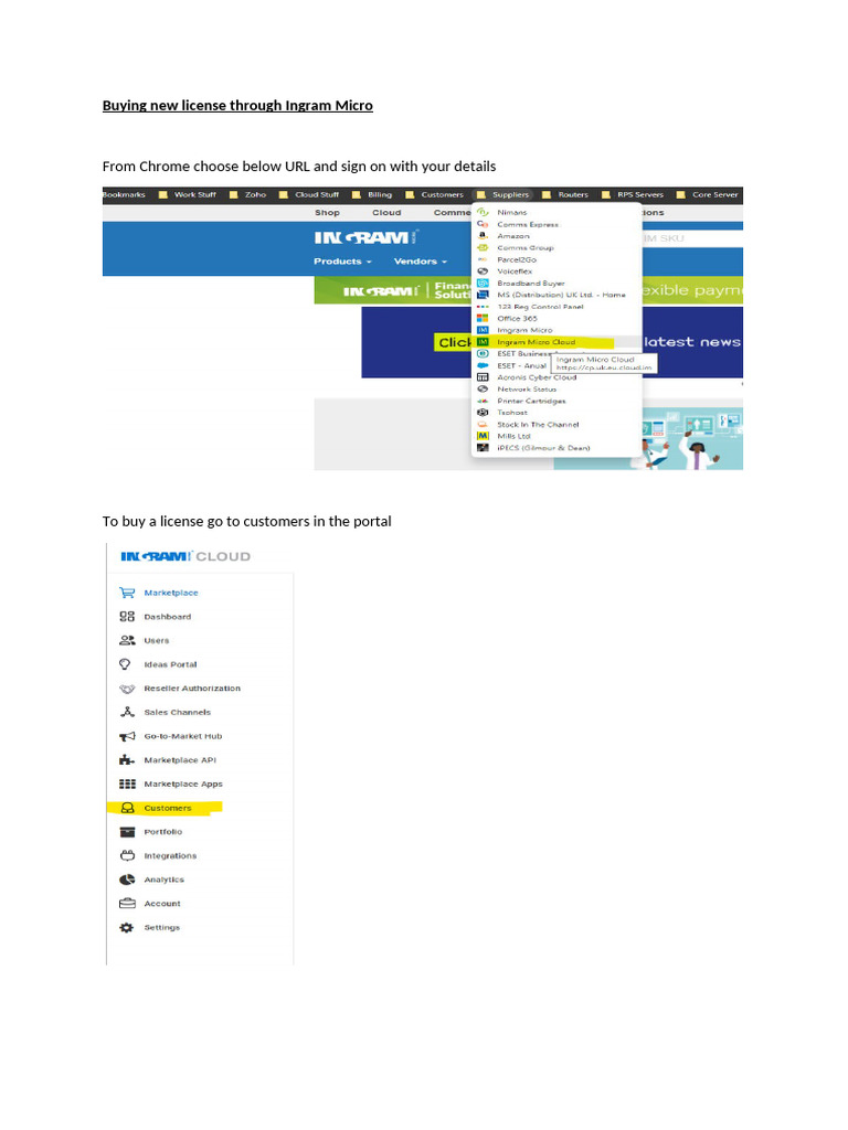 How to Buy Licenses via Ingram Micro | PDF