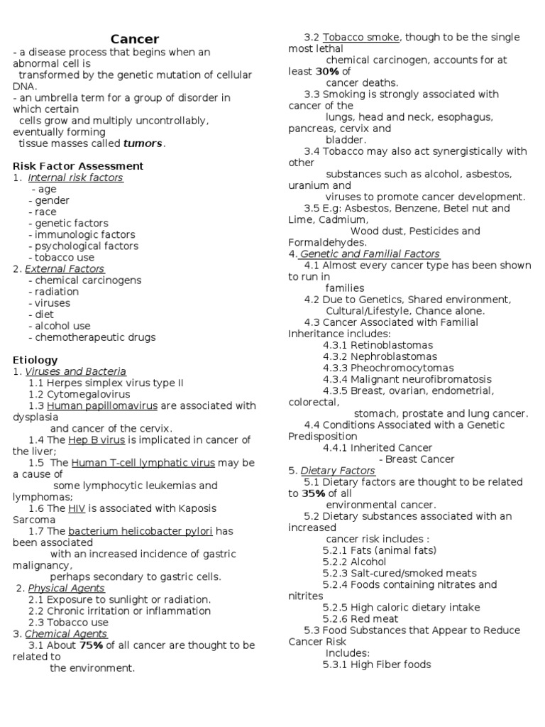 NCM 106 | PDF | Heart Failure | Cancer