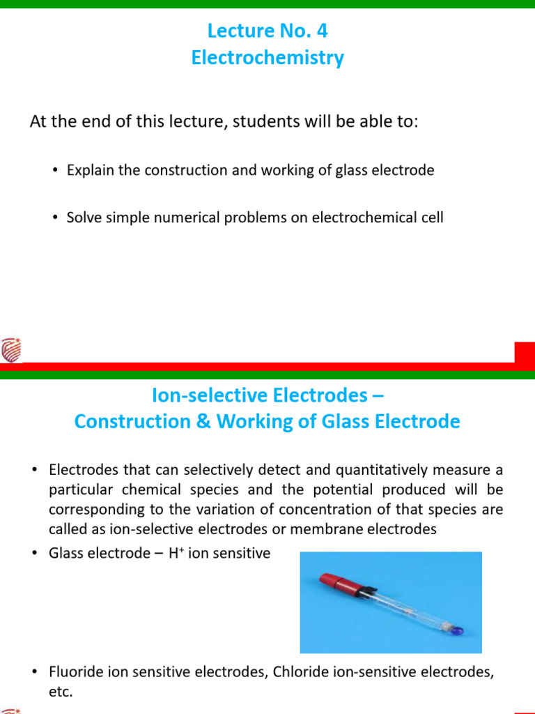 CYF102A_4Electro | PDF | Electricity | Electrochemistry