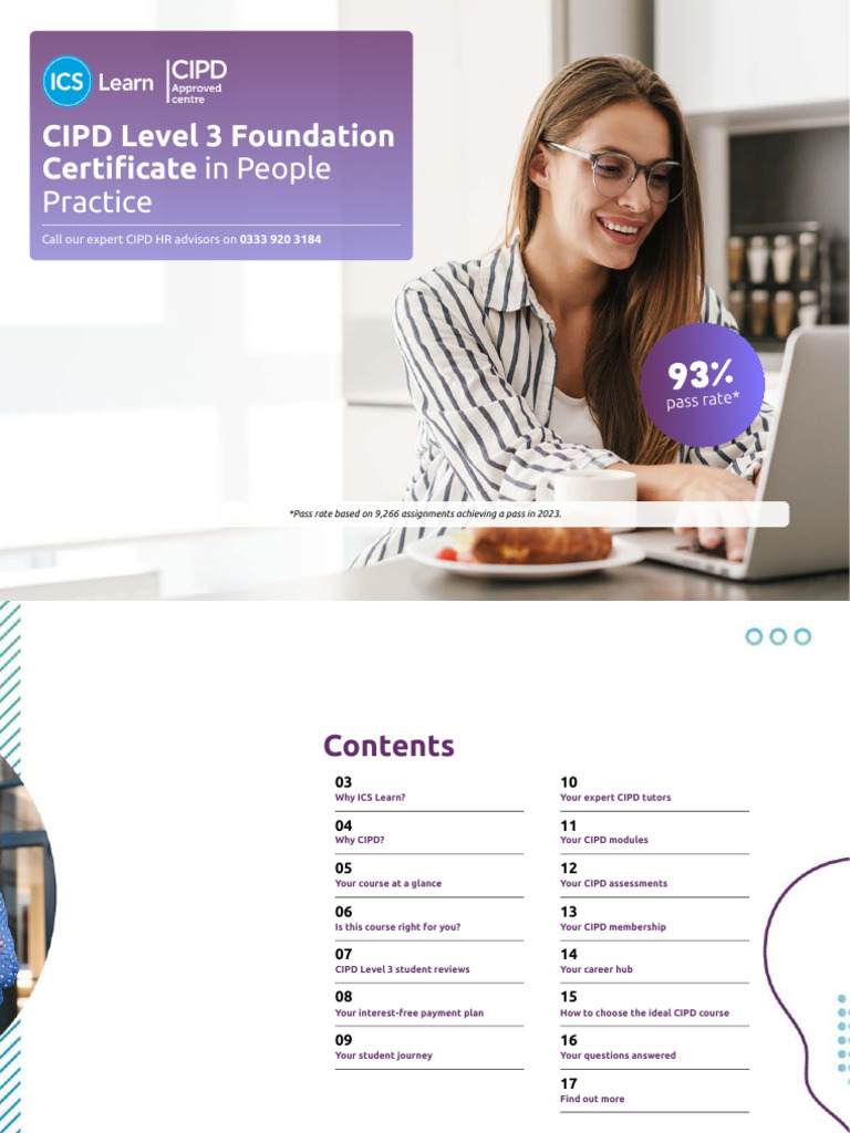 CIPD Level 3 Foundation Certificate Overview | PDF | Recruitment ...