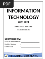 IT Practical File Grade 10 | PDF | Computing