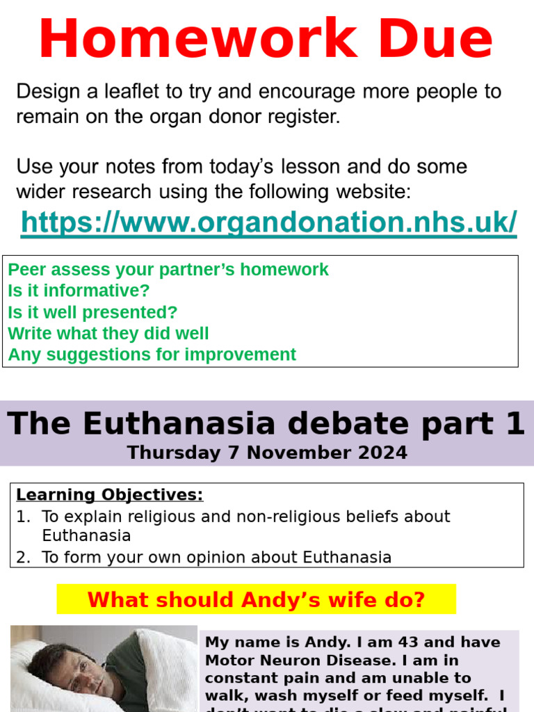 Euthanasia: Ethical and Legal Perspectives | PDF