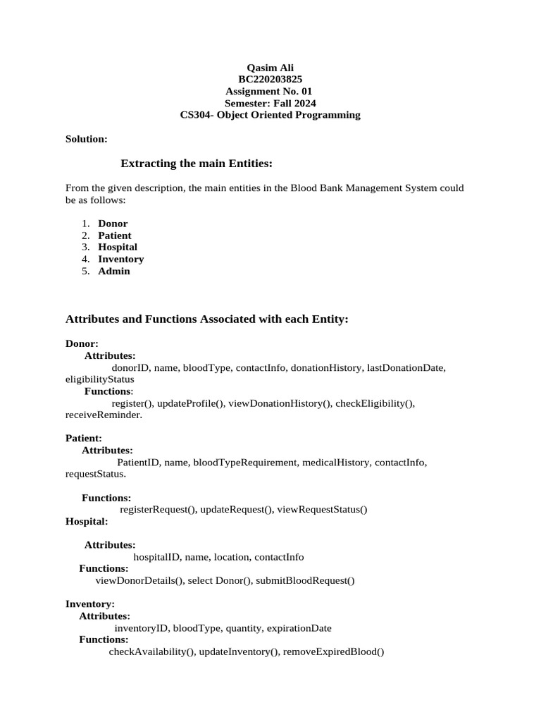 cs304 Assignment | PDF