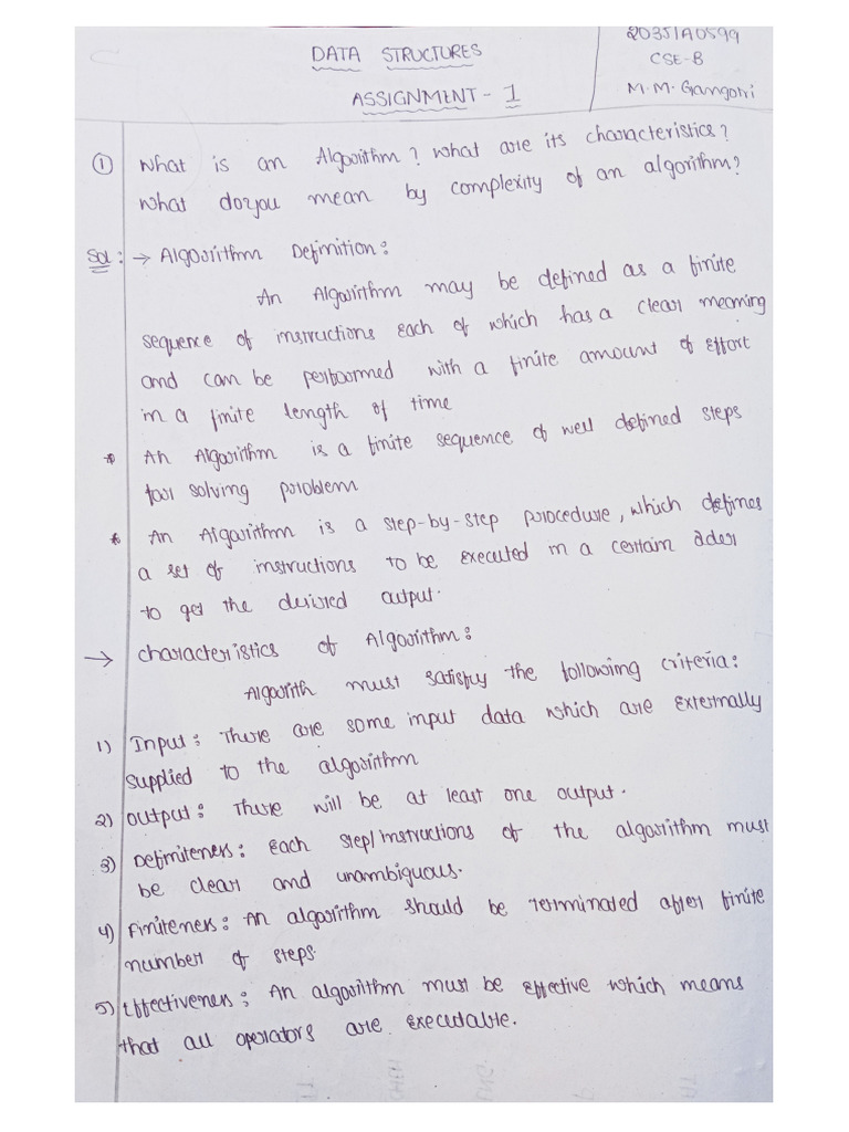 Ds Assignment 203j1a0599 | PDF