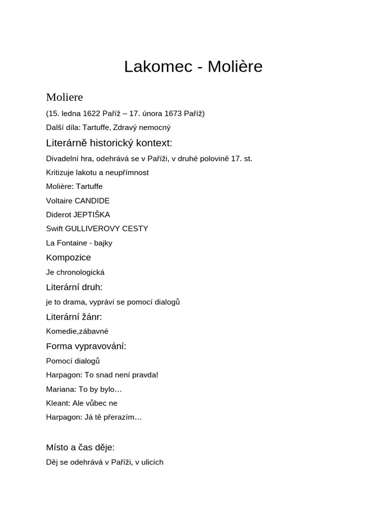 Lakomec | PDF