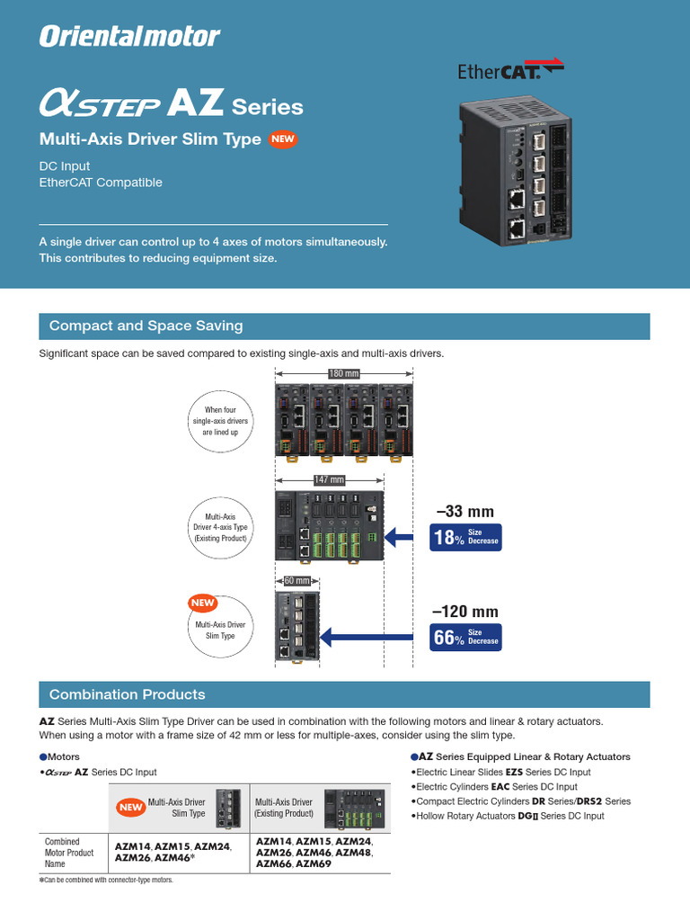 Az Multiaxis Driver Slim 2024 en | PDF | Actuator | Power Supply