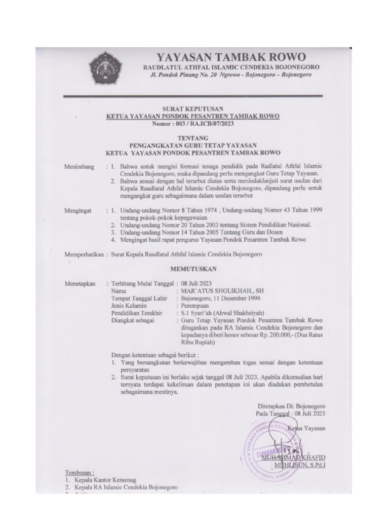 SK Bu Likha TP 2023-2024 | PDF