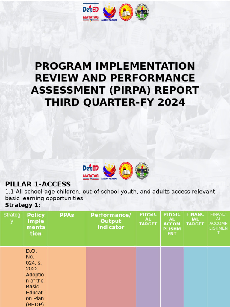Program Implementation Report 2024 | PDF