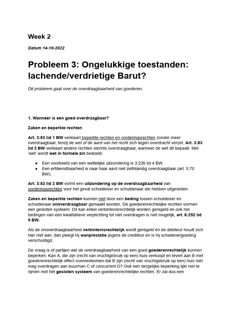 G&I Probleem 3 | PDF