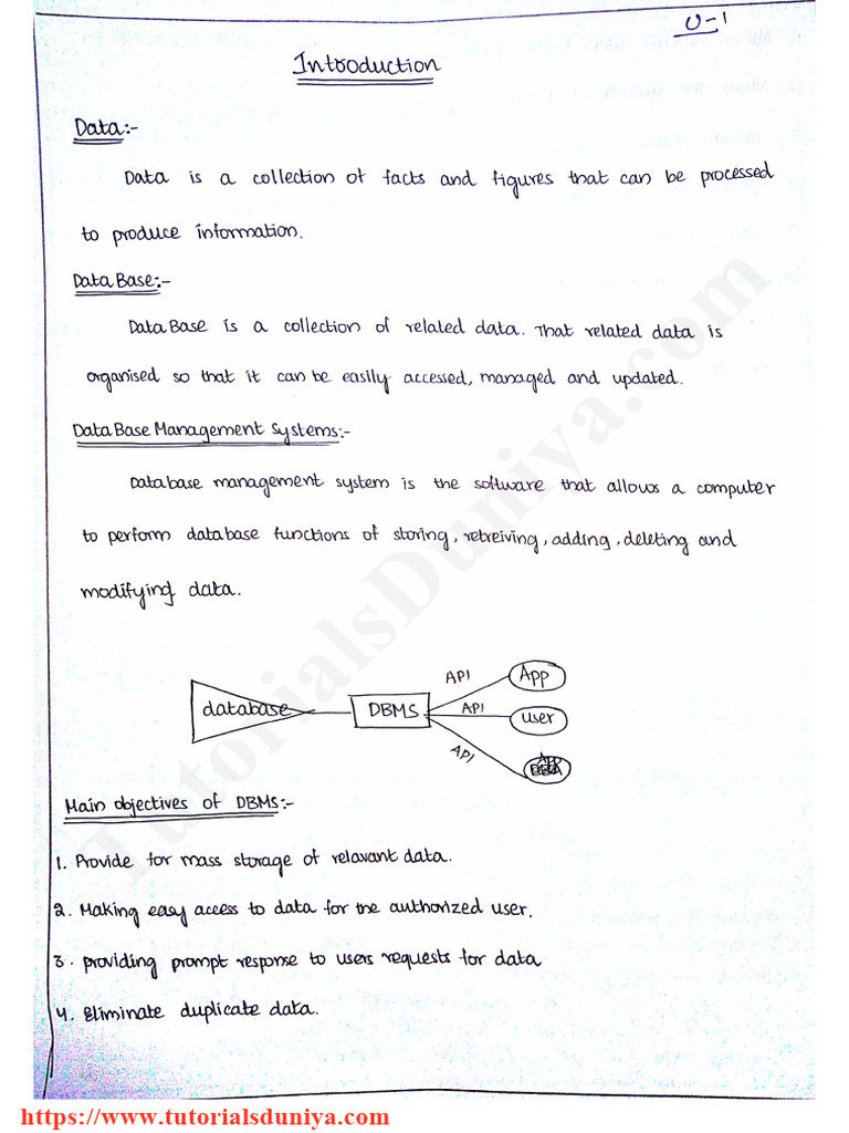 Dbms Notes | PDF