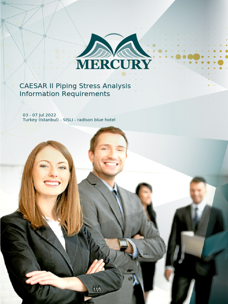 CAESAR II Piping Stress Analysis Information Requirements | PDF | Pipe ...