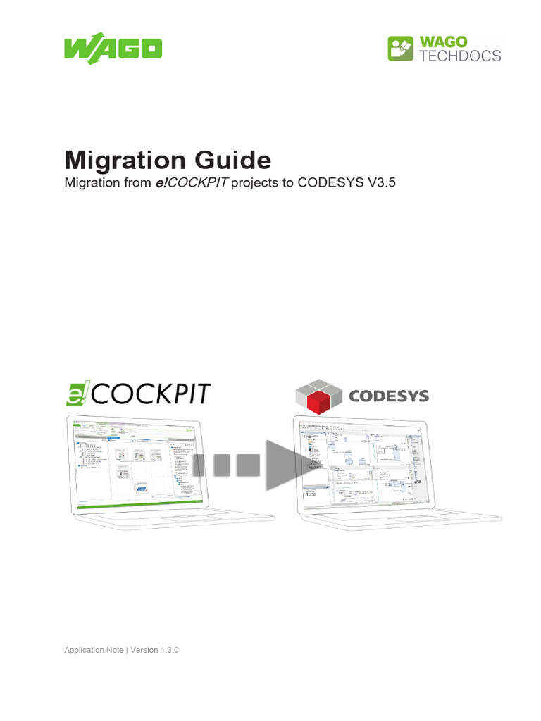 m2759xxxx Migration Guide eCOCKPIT CODESYS 0en | PDF | Installation (Computer Programs ...
