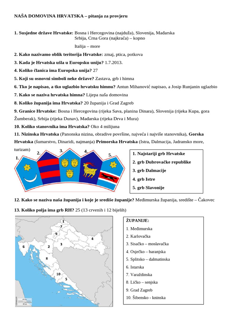 Naša Domovina Hrvatska | PDF