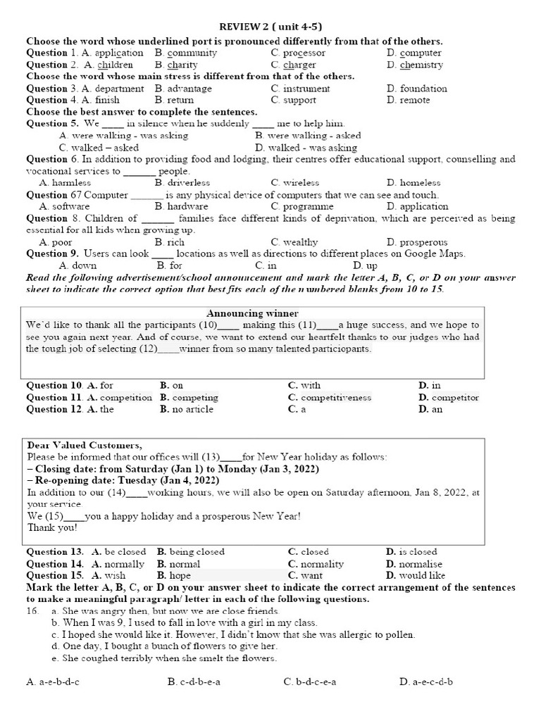 Grade 10 Review 2doc - 1600 - PDF - Gdrive.vip | PDF