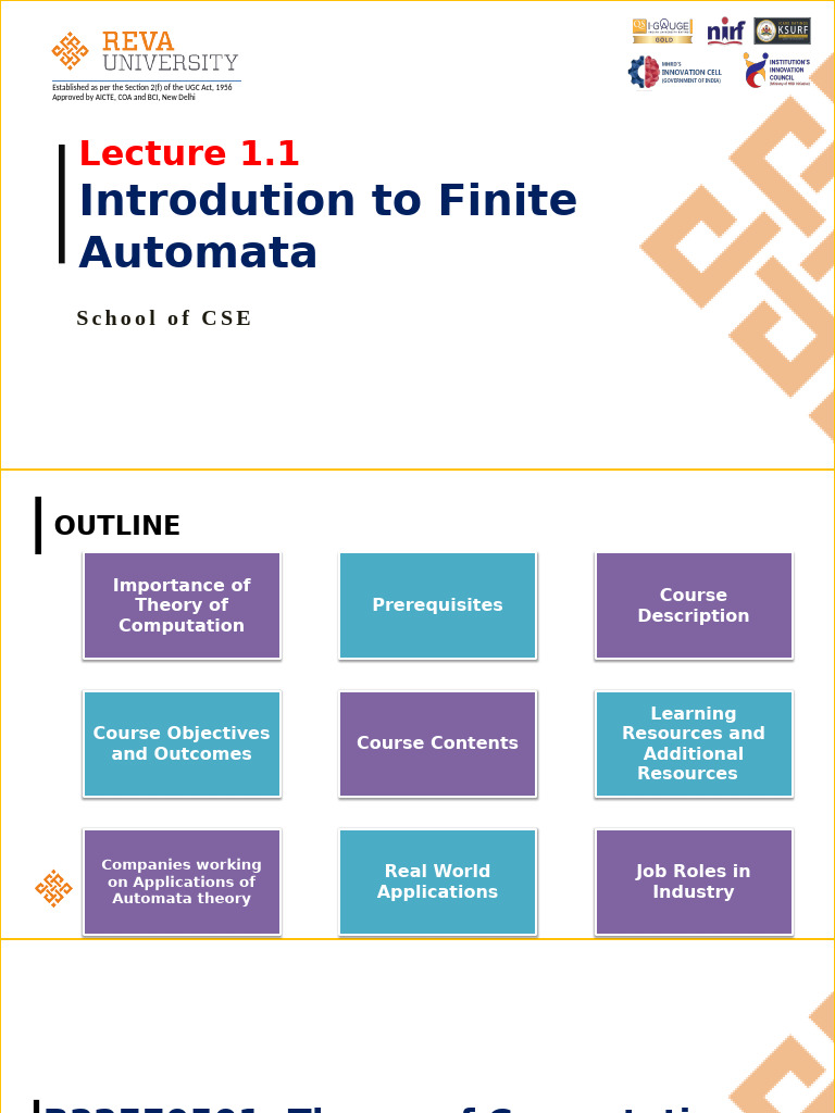Introduction to Finite Automata Course | PDF | Automata Theory | Computing