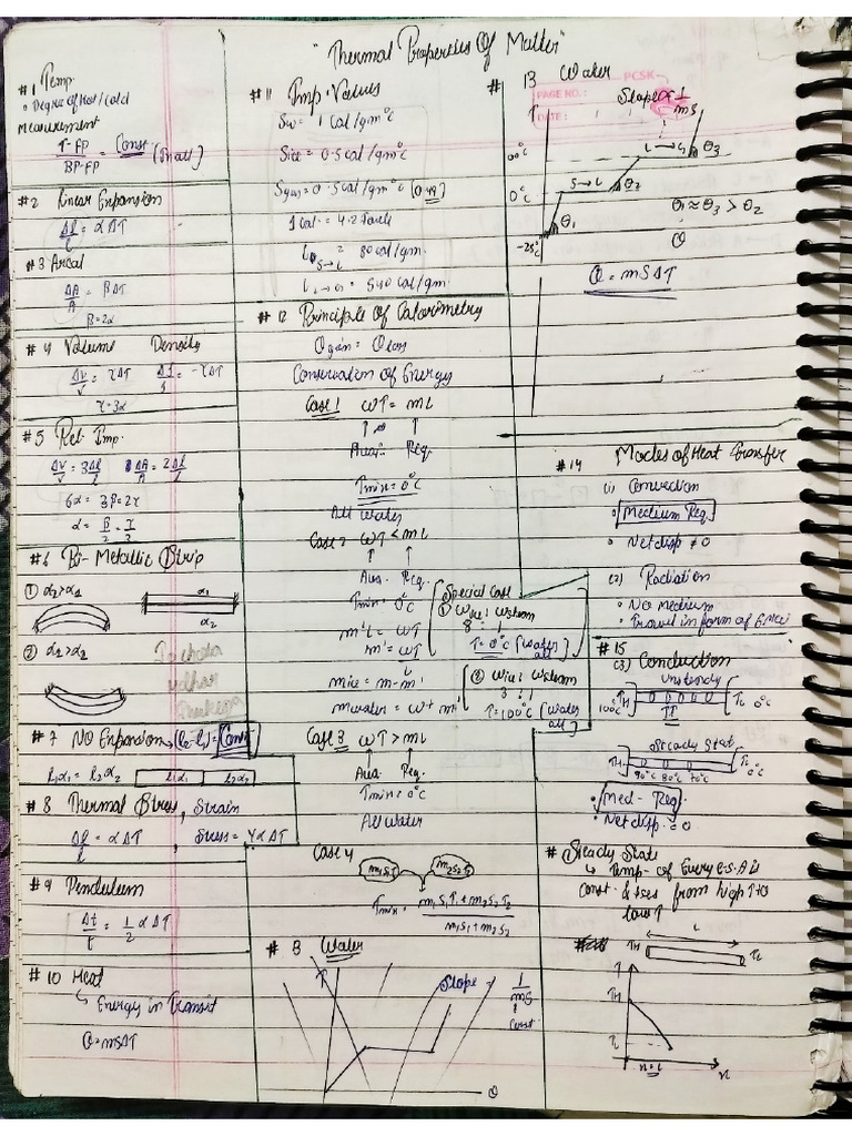 Thermodynamics Short Notes - Efa1f221 c393 4d55 91c9 0da886444147 | PDF