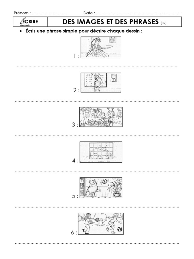 Ecrire-Phrase 02 | PDF