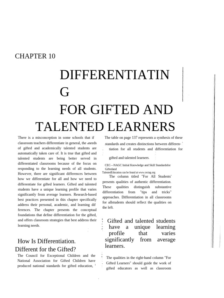 Making Differentiation A Habit | PDF | Critical Thinking | Learning
