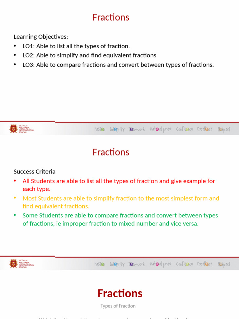 Chapter 8-Grade 8-Fraction | PDF | Mathematical Concepts | Mathematical ...