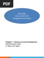 Cbse - Grade 10 Social Science Map Skills | PDF