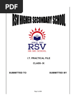 10th Practical File 2024-25 | PDF | Spreadsheet | Databases