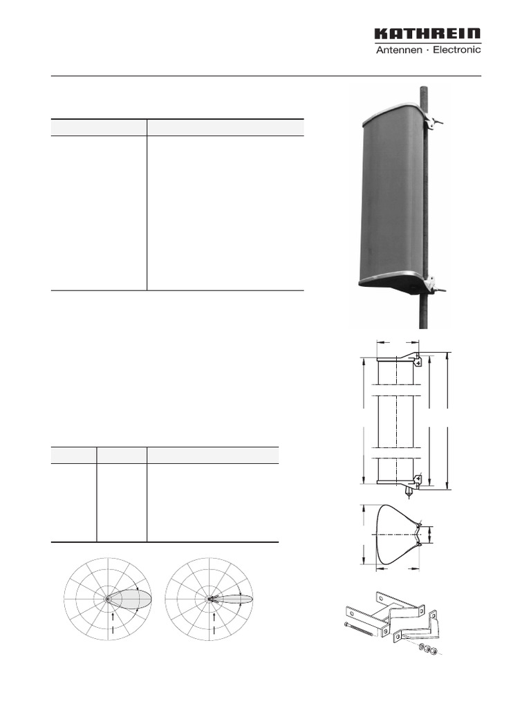 Special Directional Antenna V Pol 726684 | PDF | Antenna (Radio ...
