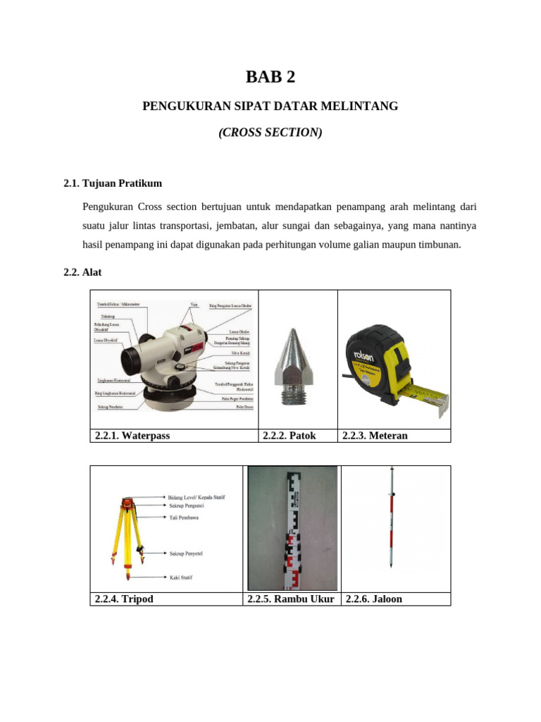 Bab 2 Cross Section | PDF