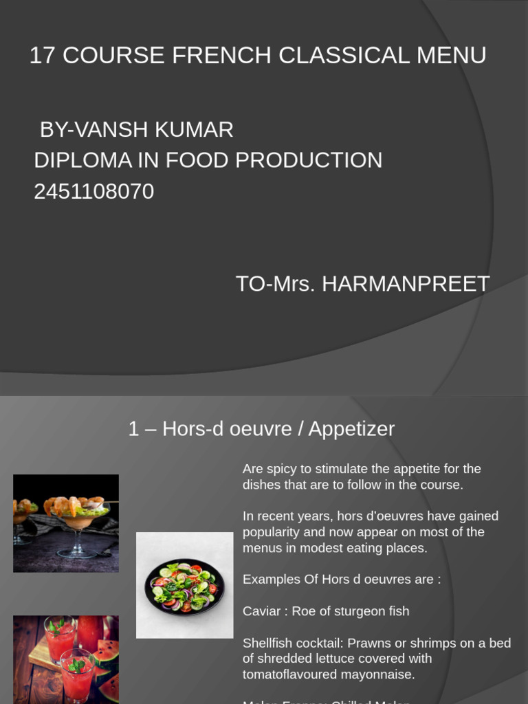 Cookrey PPT For Vansh Kumar | PDF | Pasta | Hors D'oeuvre