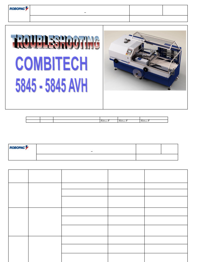 Combitech Troubleshooting | PDF | Programmable Logic Controller | Power Inverter