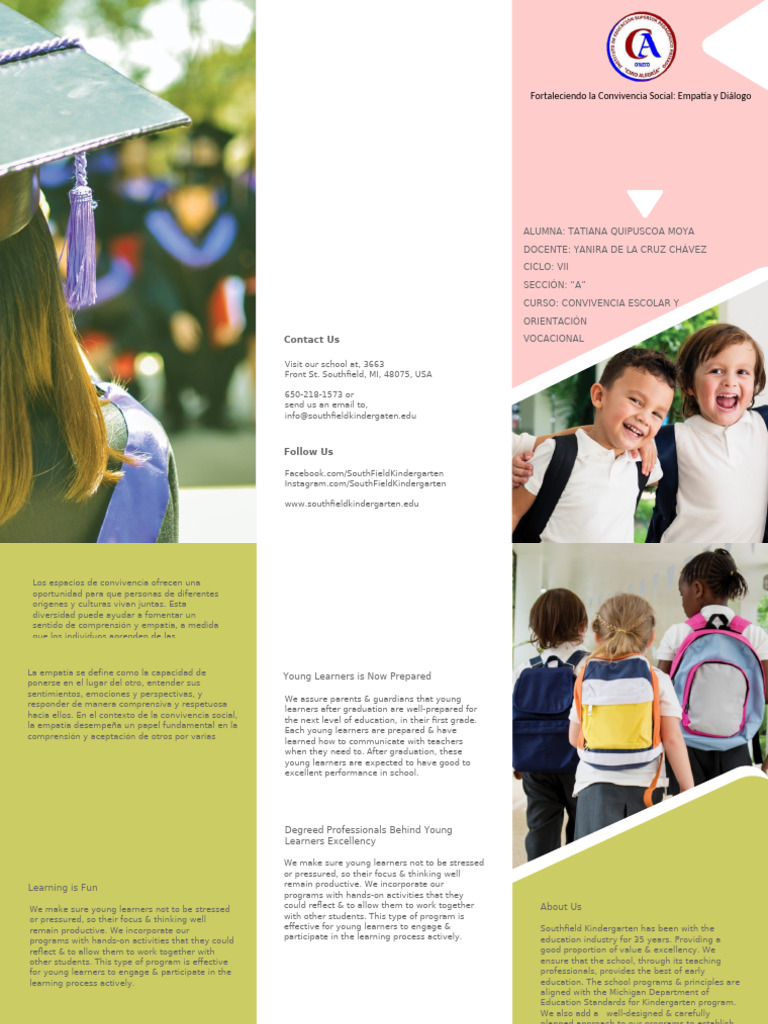 Plantilla de Triptico en Word | PDF | Learning