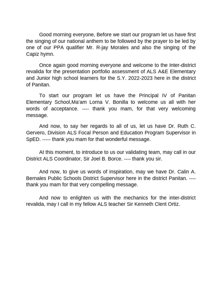 MOL Script | PDF | Wellness