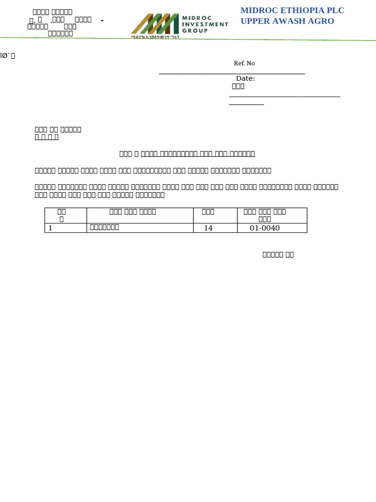 Midroc Ethiopia. | PDF