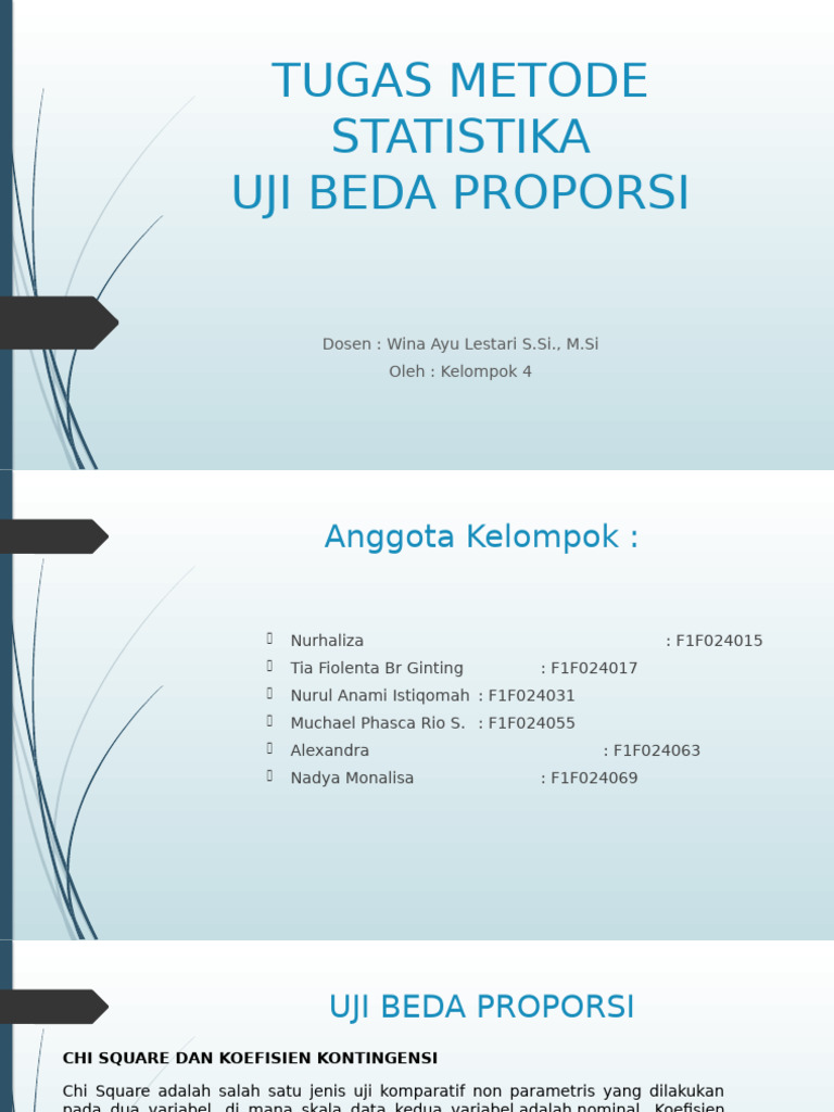 Tugas - Metode - Statistika - Kelompok - 4 (1) New | PDF | Metode & Bahan Ajar