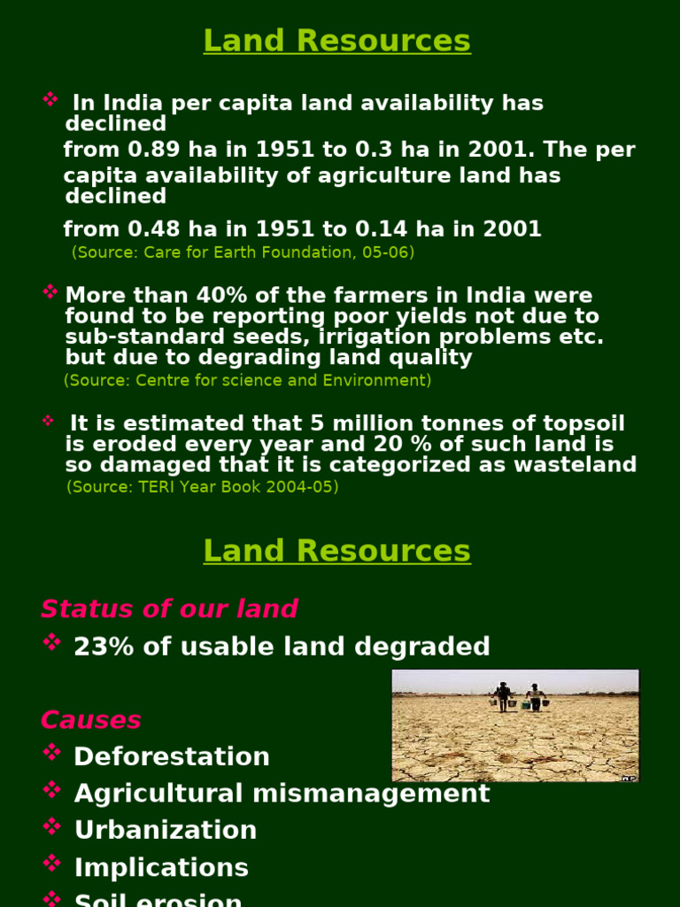Topic 2. Land Resources | PDF | Erosion | Soil