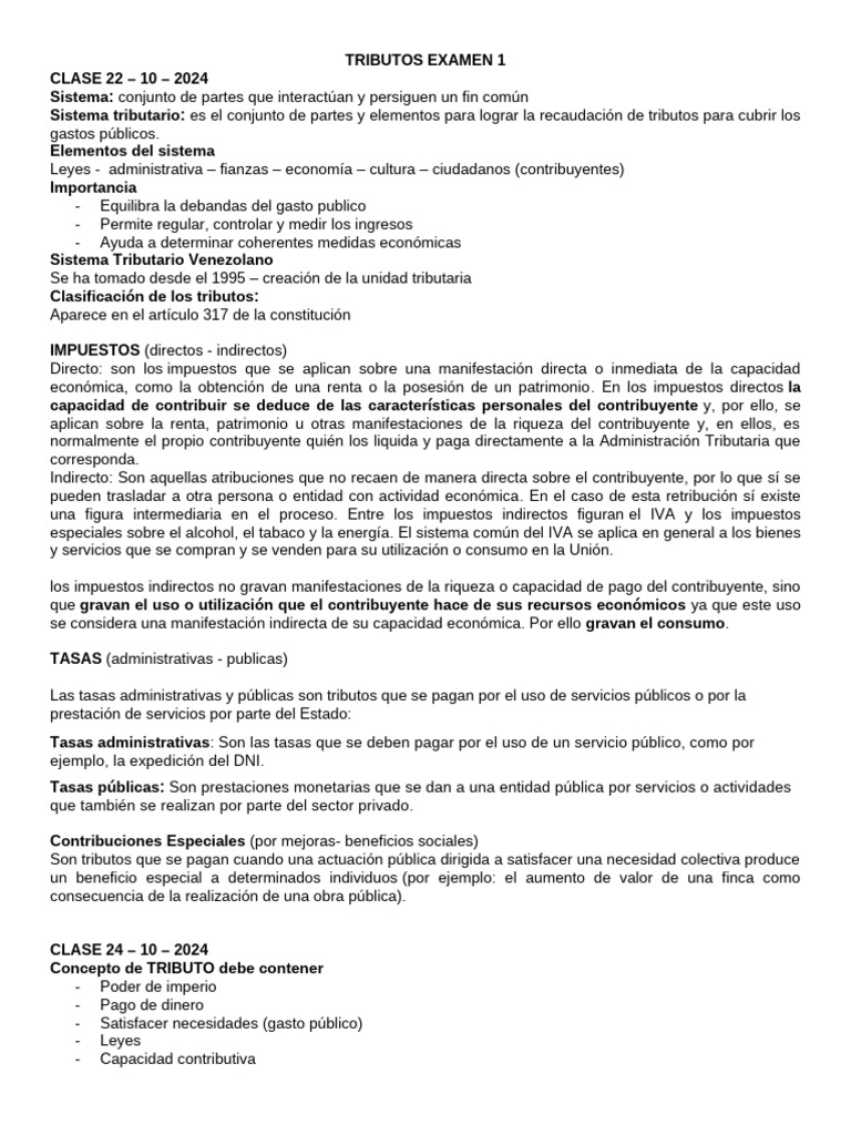 Tributo | PDF | Impuestos | Economias