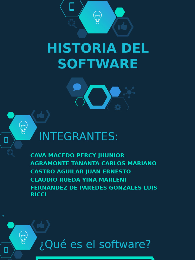 Tics - Historia Del Software | PDF | Software | Programa de computadora