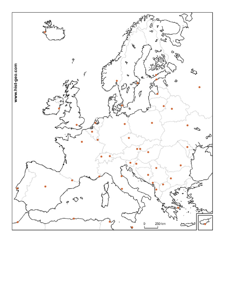 Mapa Štátov Európy | PDF
