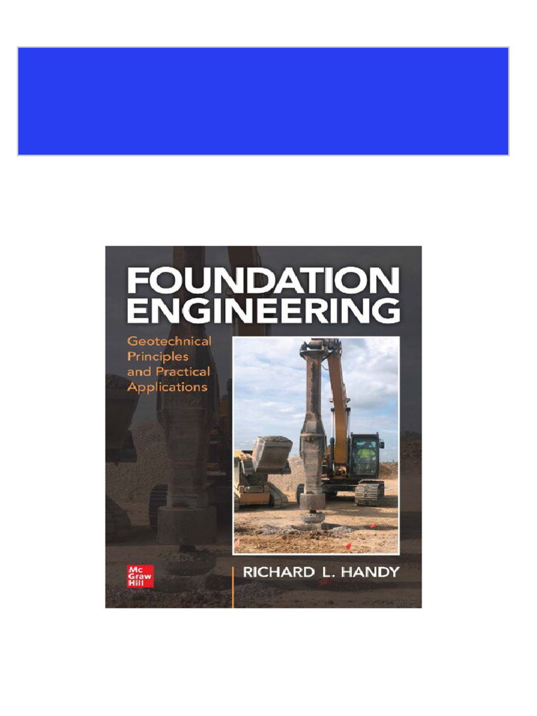 (FREE PDF Sample) Foundation Engineering: Geotechnical Principles and ... (FREE PDF Sample) Foundation Engineering: Geotechnical Principles and ...