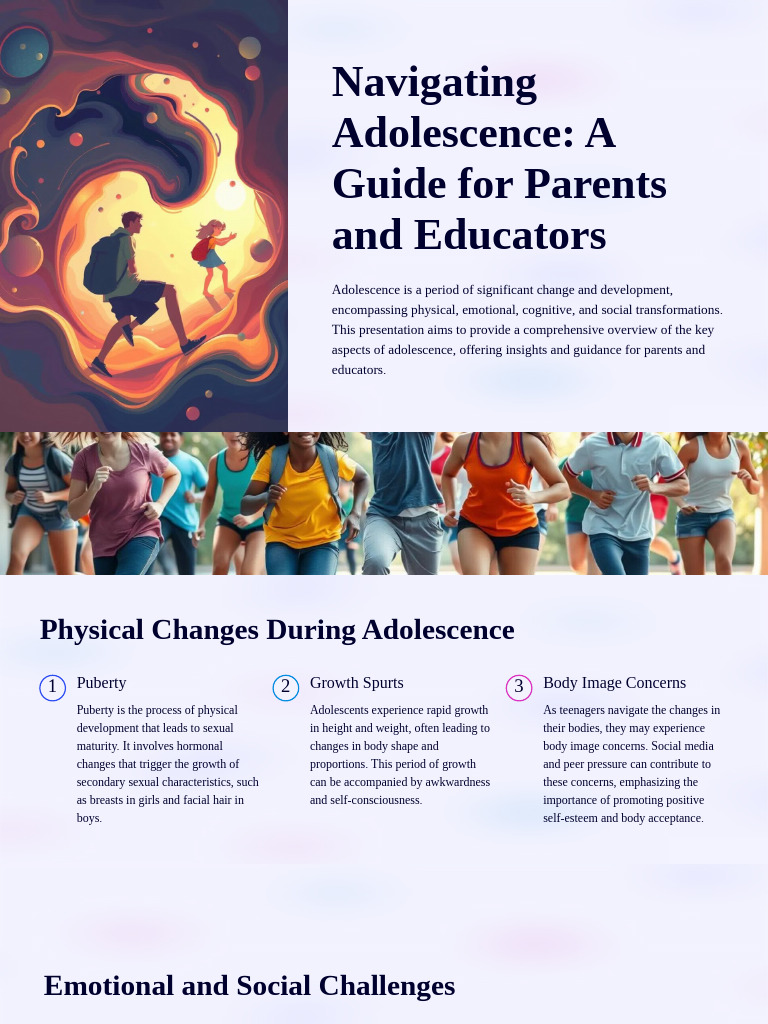 Navigating Adolescence A Guide For Parents and Educators | PDF ...