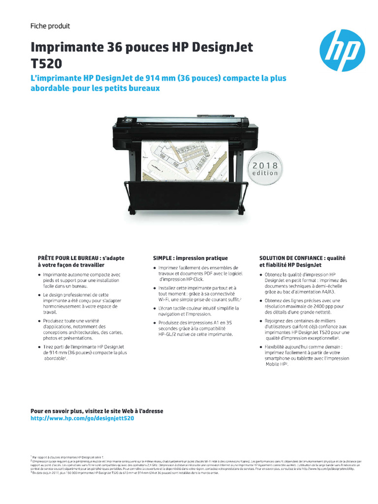 HP Designjet - T520 | PDF