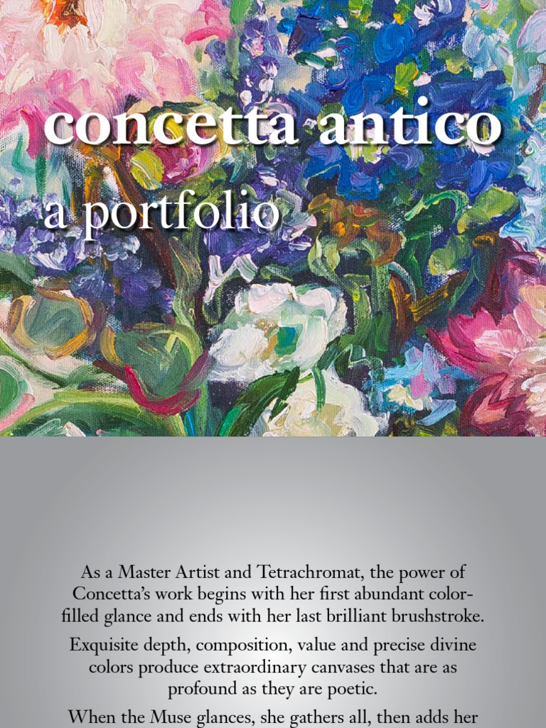 Antico Artist Portfolio | PDF | Color