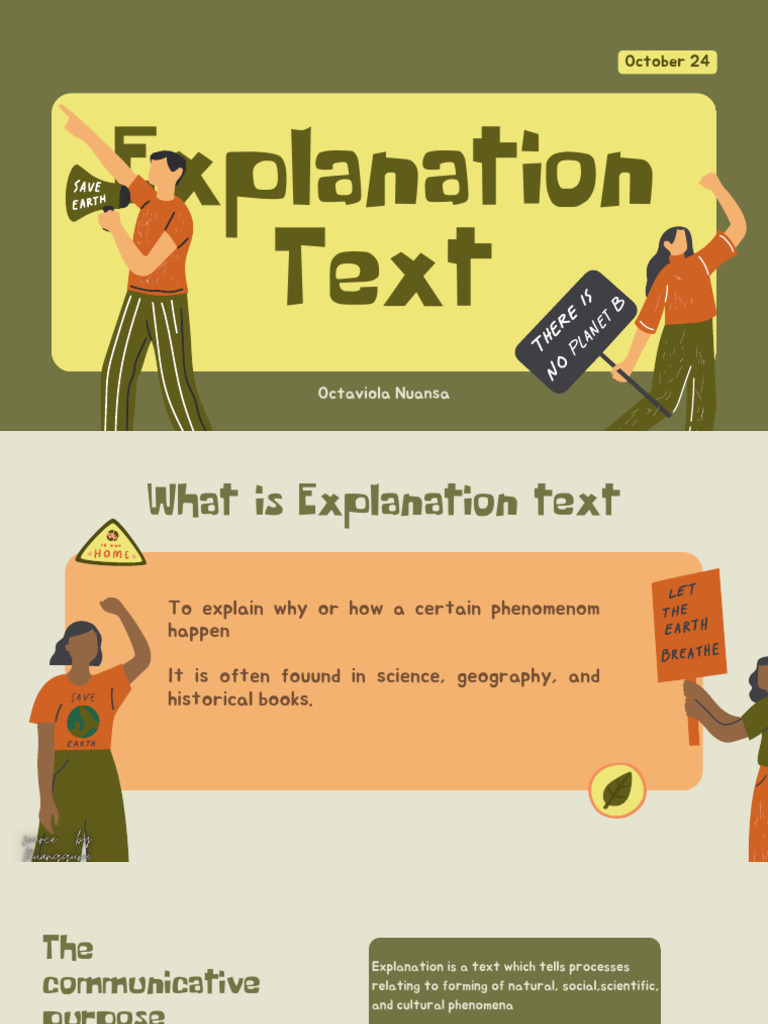 Explanation Text Structure Guide | PDF